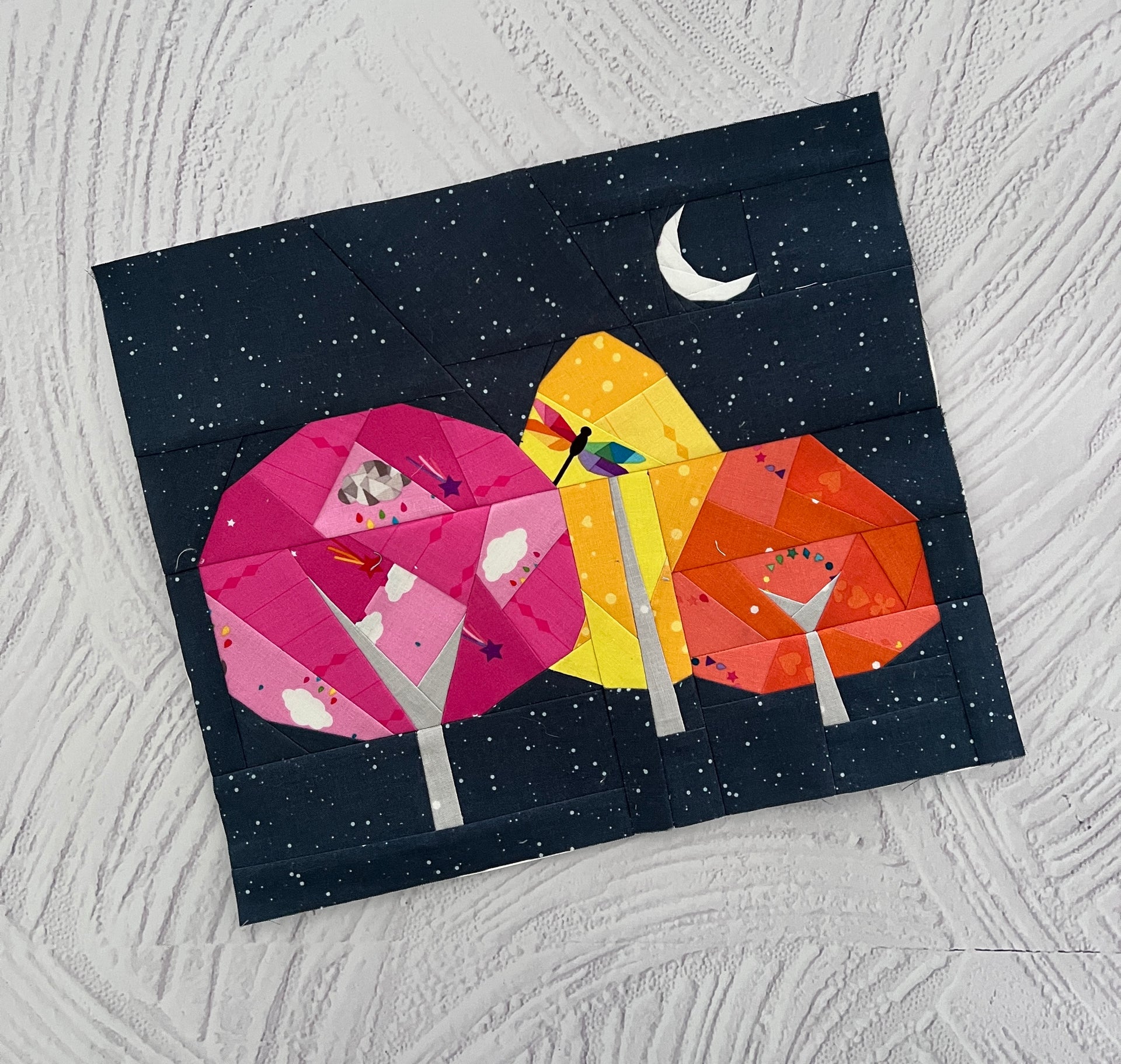 Night Garden Paper Pieced Pattern – Quiet Play Designs
